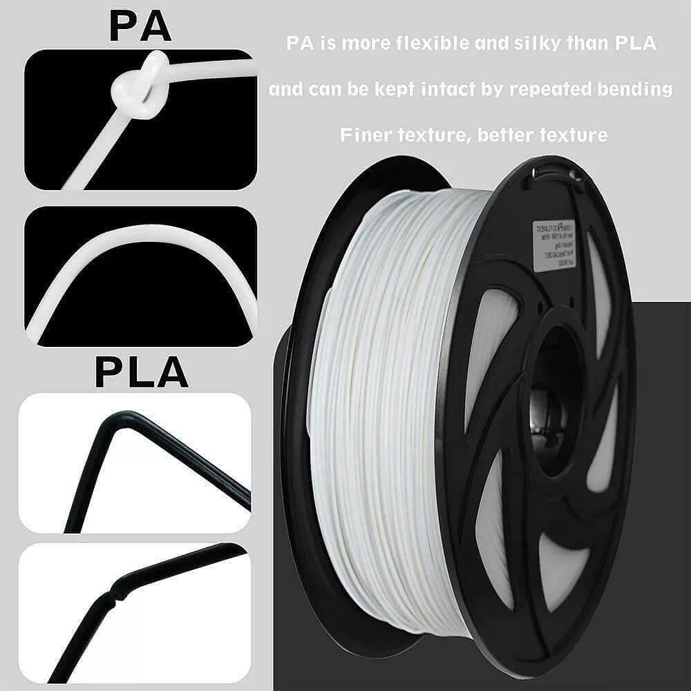 Tronxy 1.75mm White Nylon Filament for 3D Printing 1KG