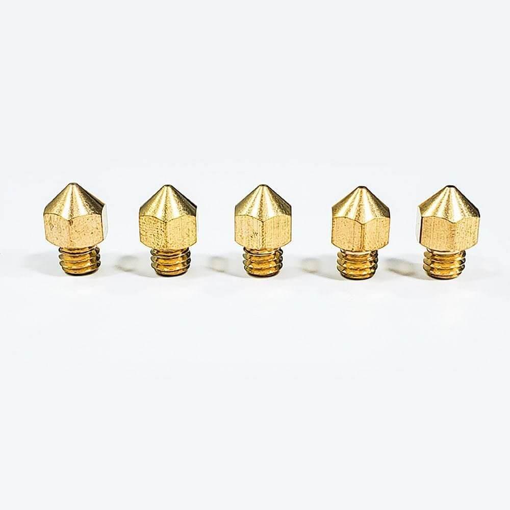 Tronxy 5pcs V5 V6 Copper Nozzles for 3D Printers