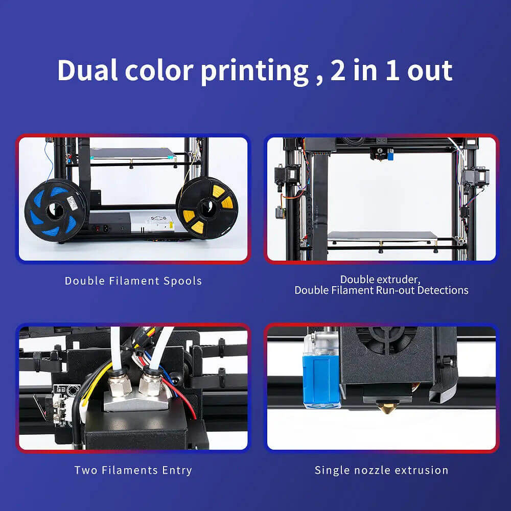 Tronxy X5SA 2E Dual Extruder 3D Printer Kit